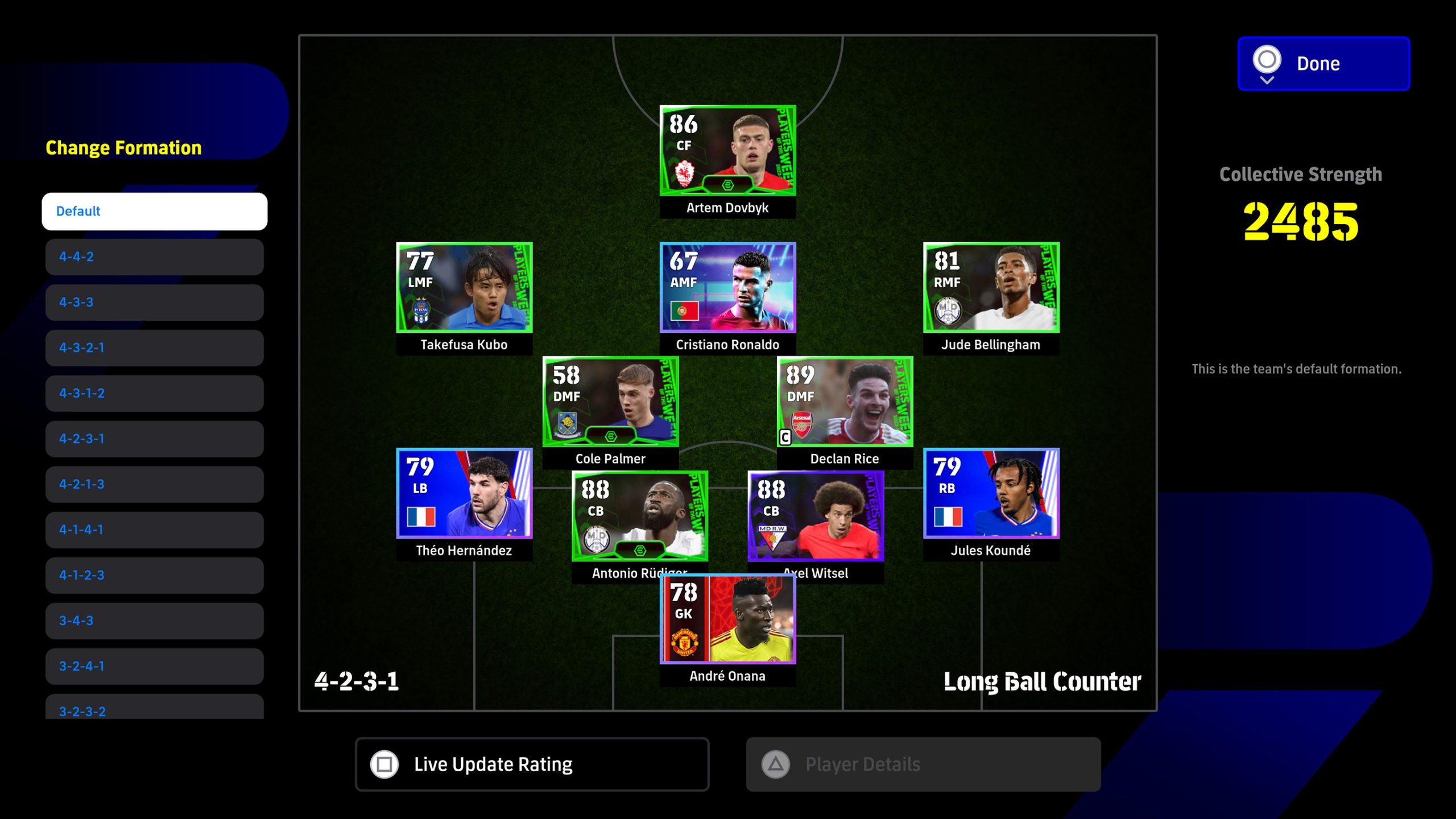 eFootball 2026 Formations – FIFPlay