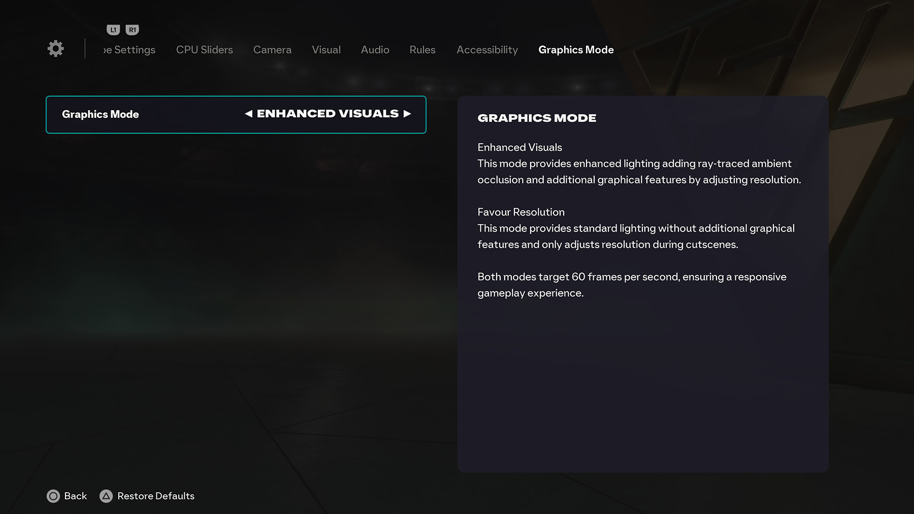 FC 26 Game Settings – FIFPlay
