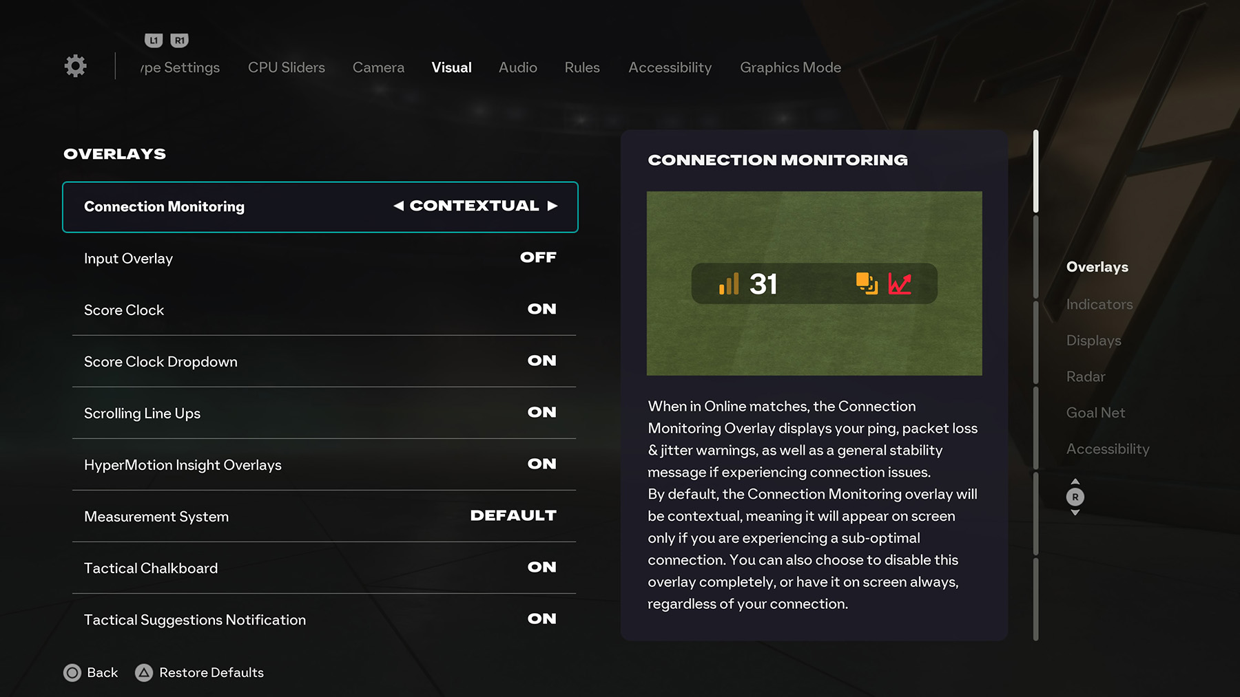 FC 26 Game Settings – FIFPlay