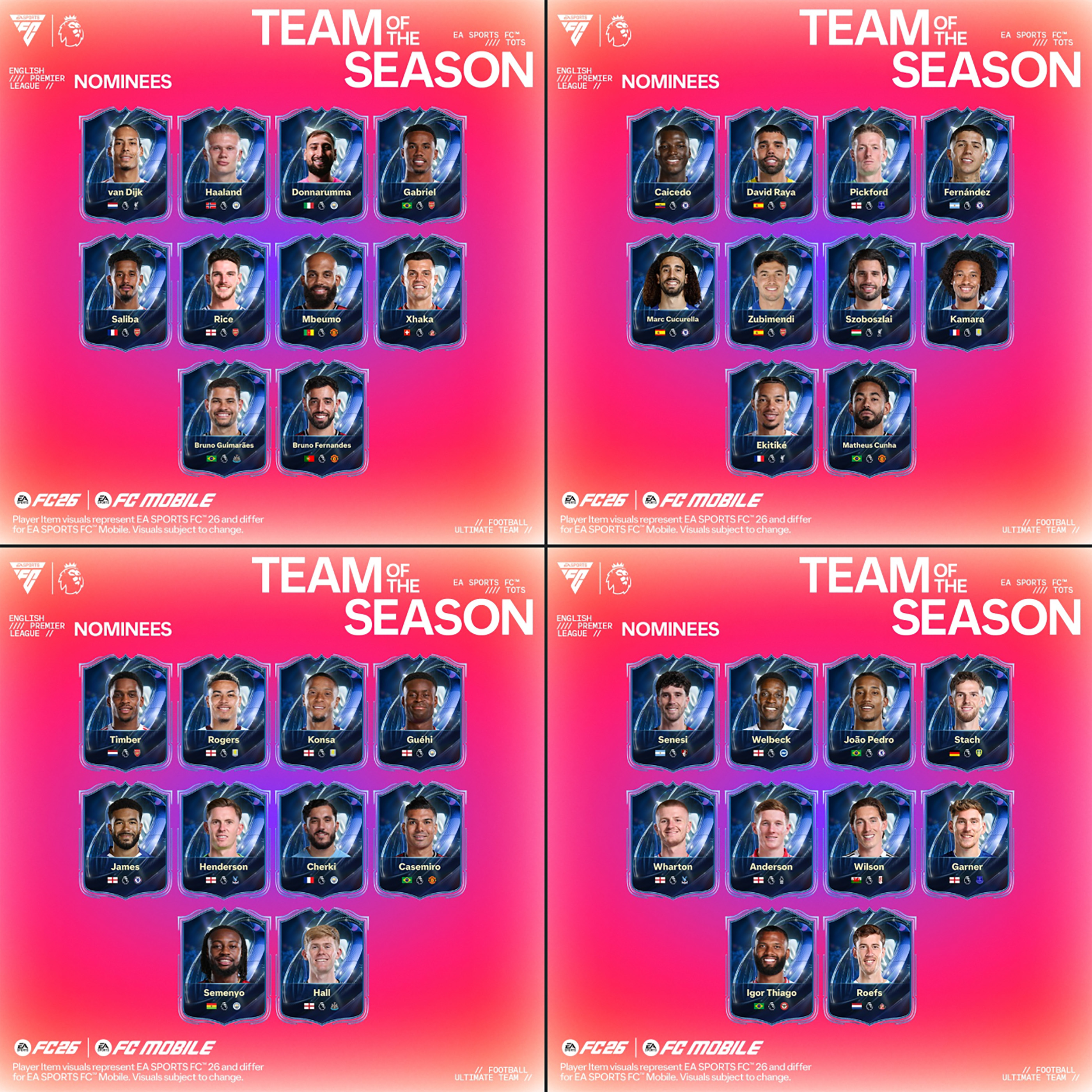 FC 26 Team of the Season (TOTS) - FIFPlay